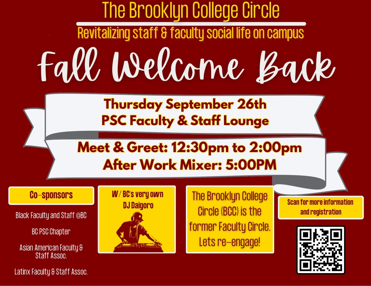 Welcome Back for Staff and Faculty | Brooklyn College