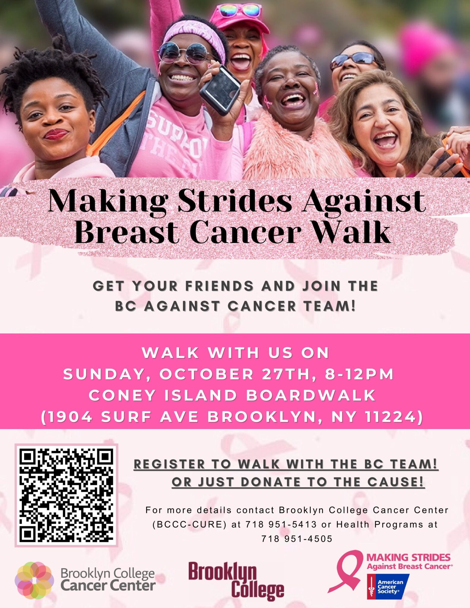 2024 Making Strides Against Breast Cancer Walk | Brooklyn College