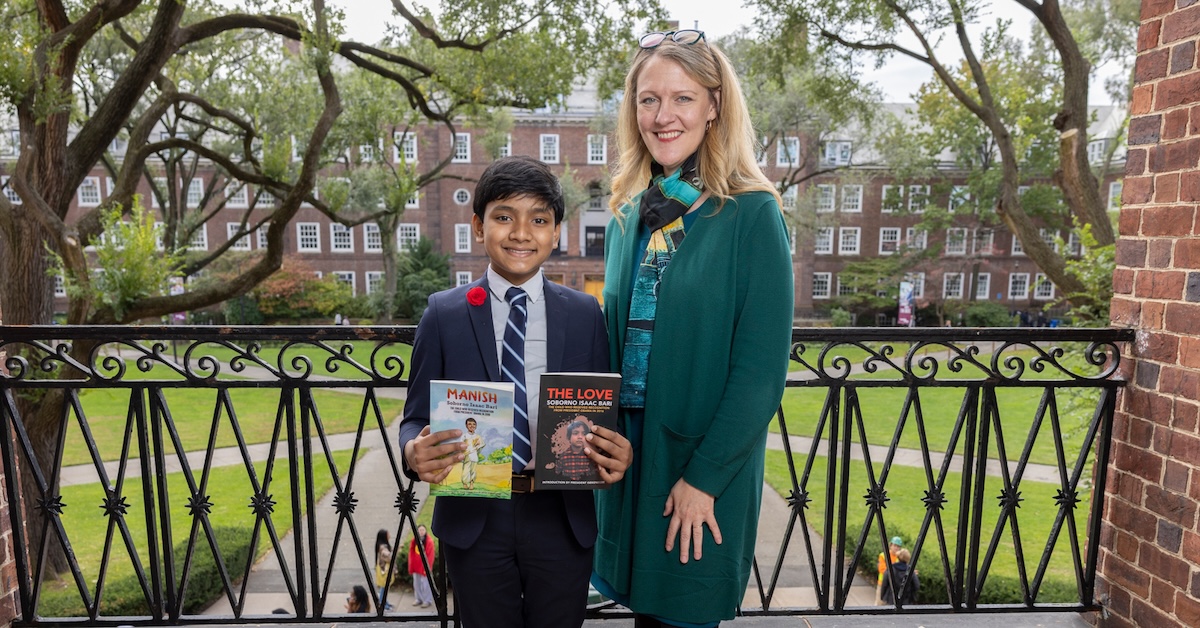 President Michelle J. Anderson Meets 11-Year-Old Brooklyn College ...