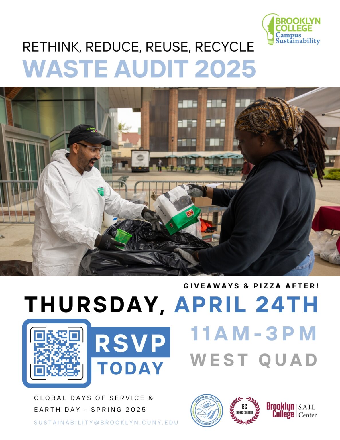 Rethink, Reduce, Reuse, Recycle: Waste Audit 2025 | Brooklyn College